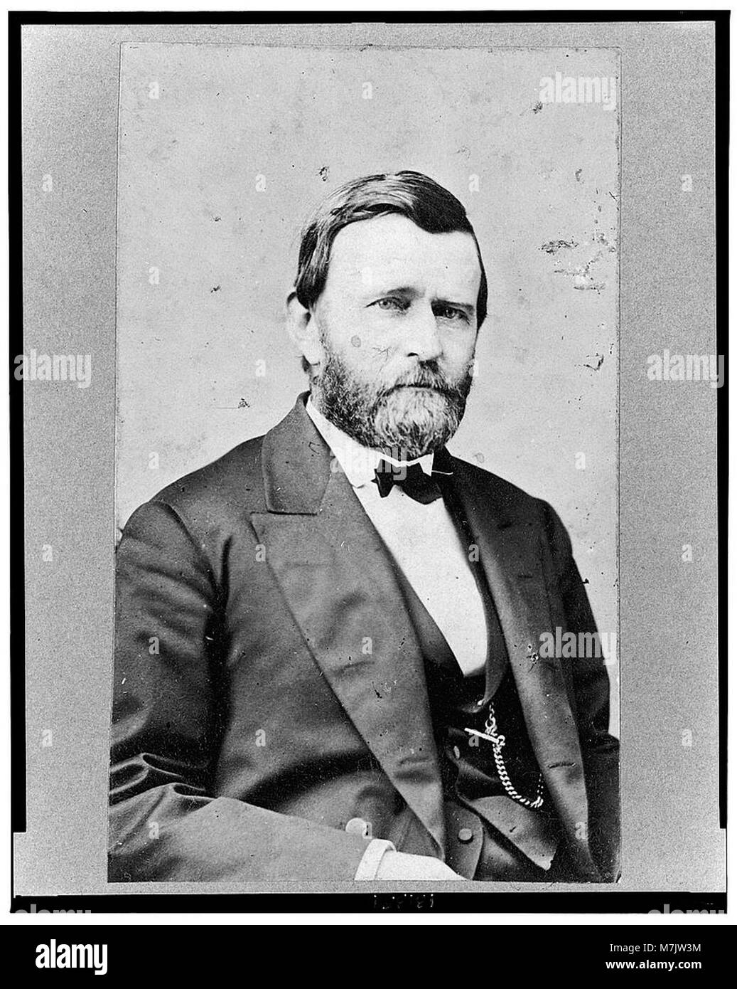 Half-length portrait of Ulysses S. Grant, the 18th President of the ...