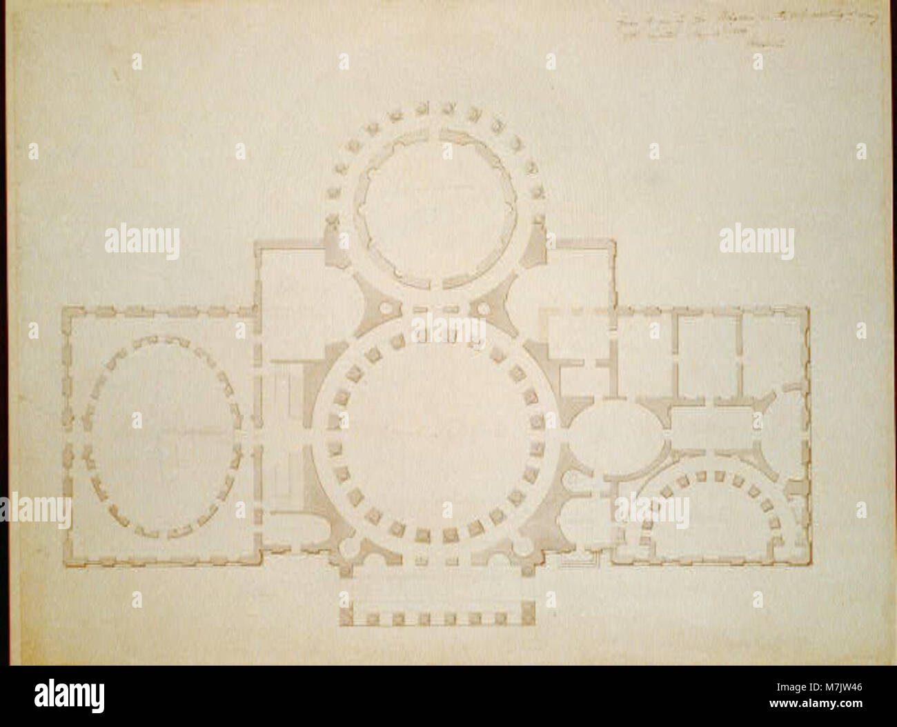 This floor plan of the United States Capitol in Washington, D.C ...