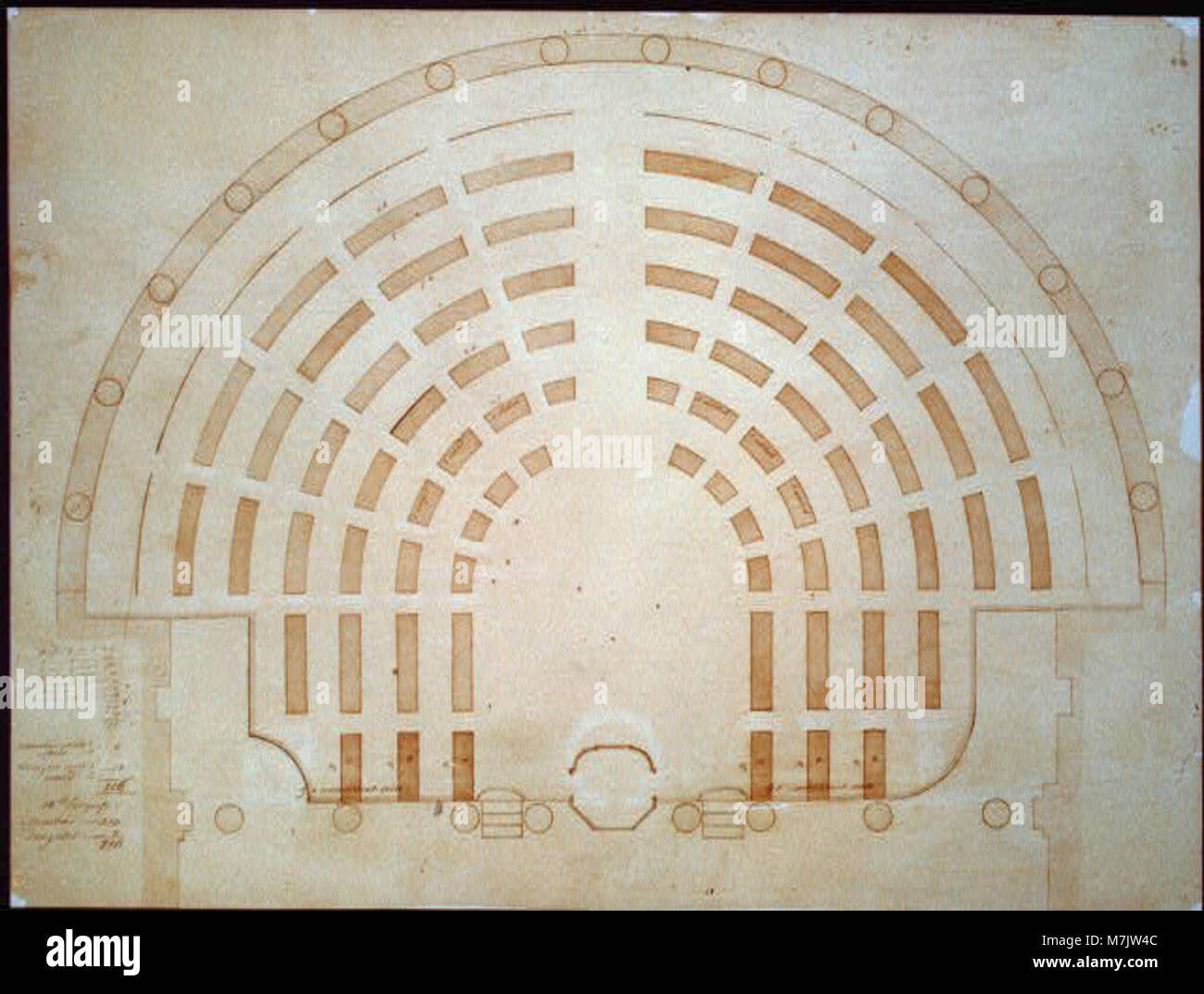 An image of the seating plan for the House of Representatives in the ...