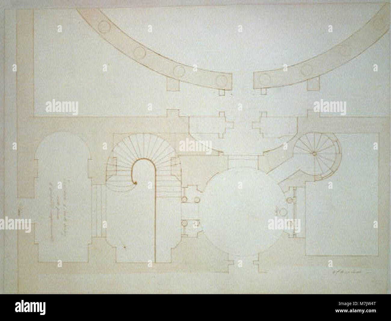 A floor plan of the South wing vestibule of the United States Capitol ...