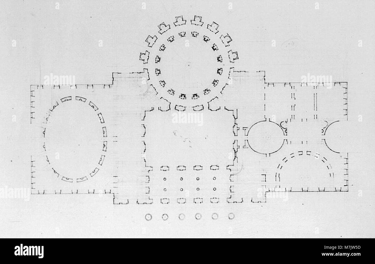 A floor plan of the United States Capitol in Washington, D.C ...