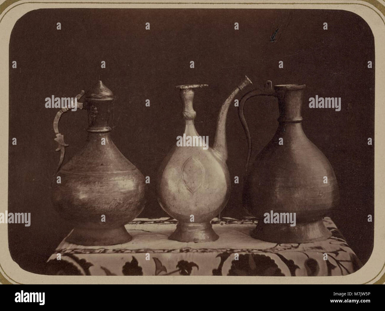 A photograph of domestic metal cookware from the Utvar' collection ...