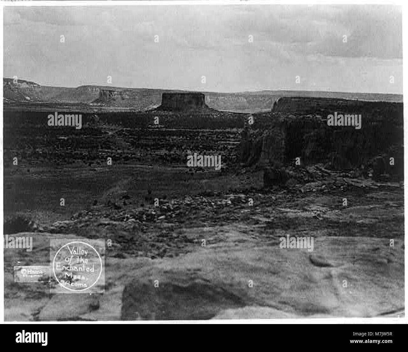 This image features the Valley of the Enchanted Mesa in Acoma, New ...