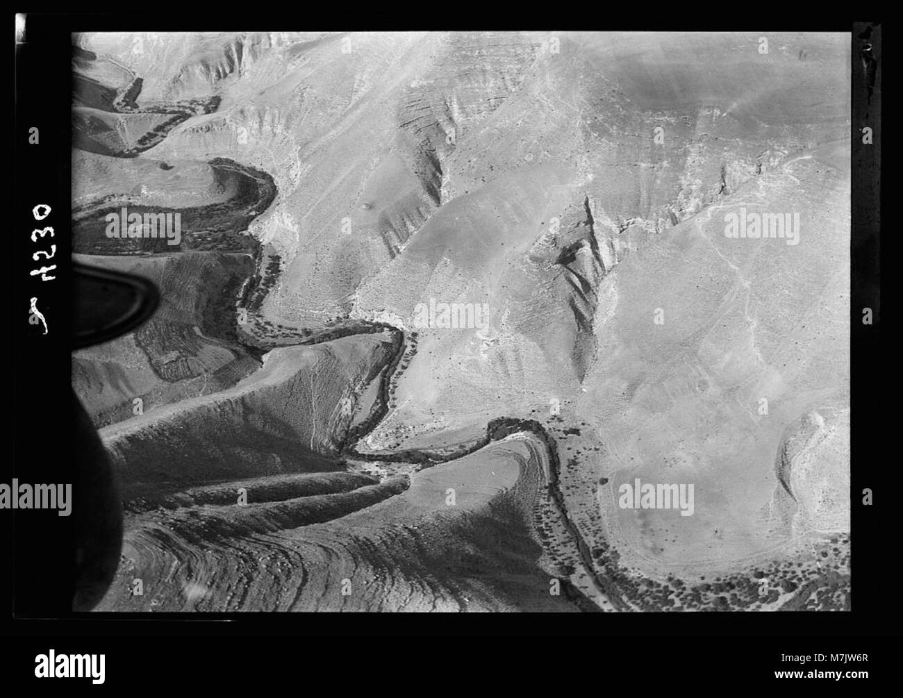 Villages in the Hauran (Land of Gilead). Yarmuk River. Coursing its way ...