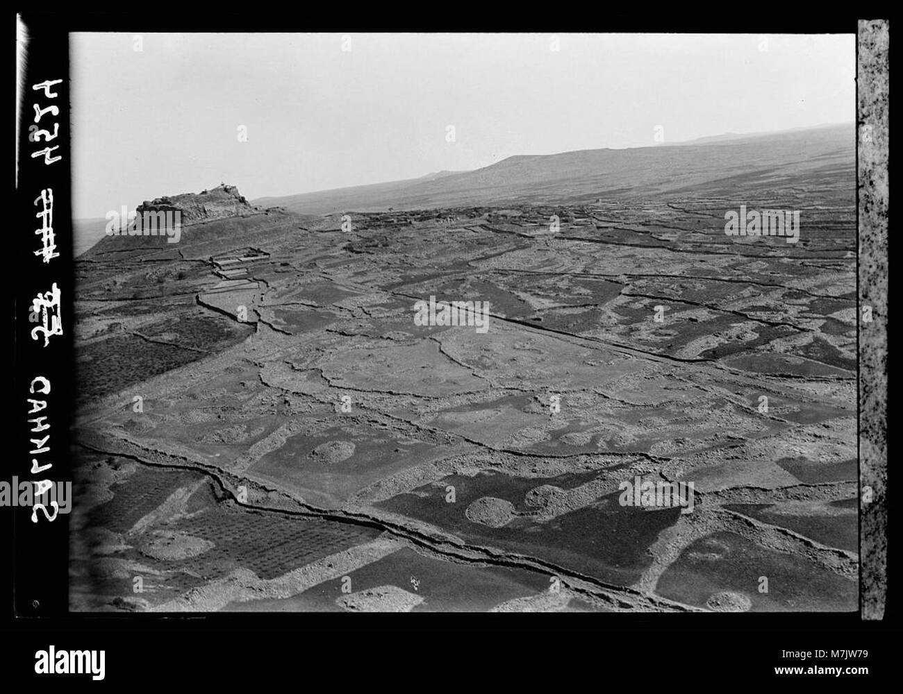 Aerial views of Palestine showcasing villages in the Hauran region ...