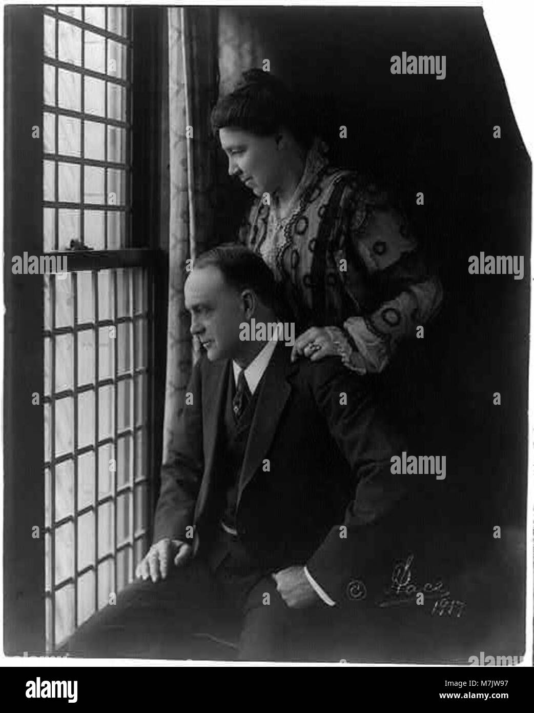 A portrait of William A. Sunday, an influential figure in the early ...