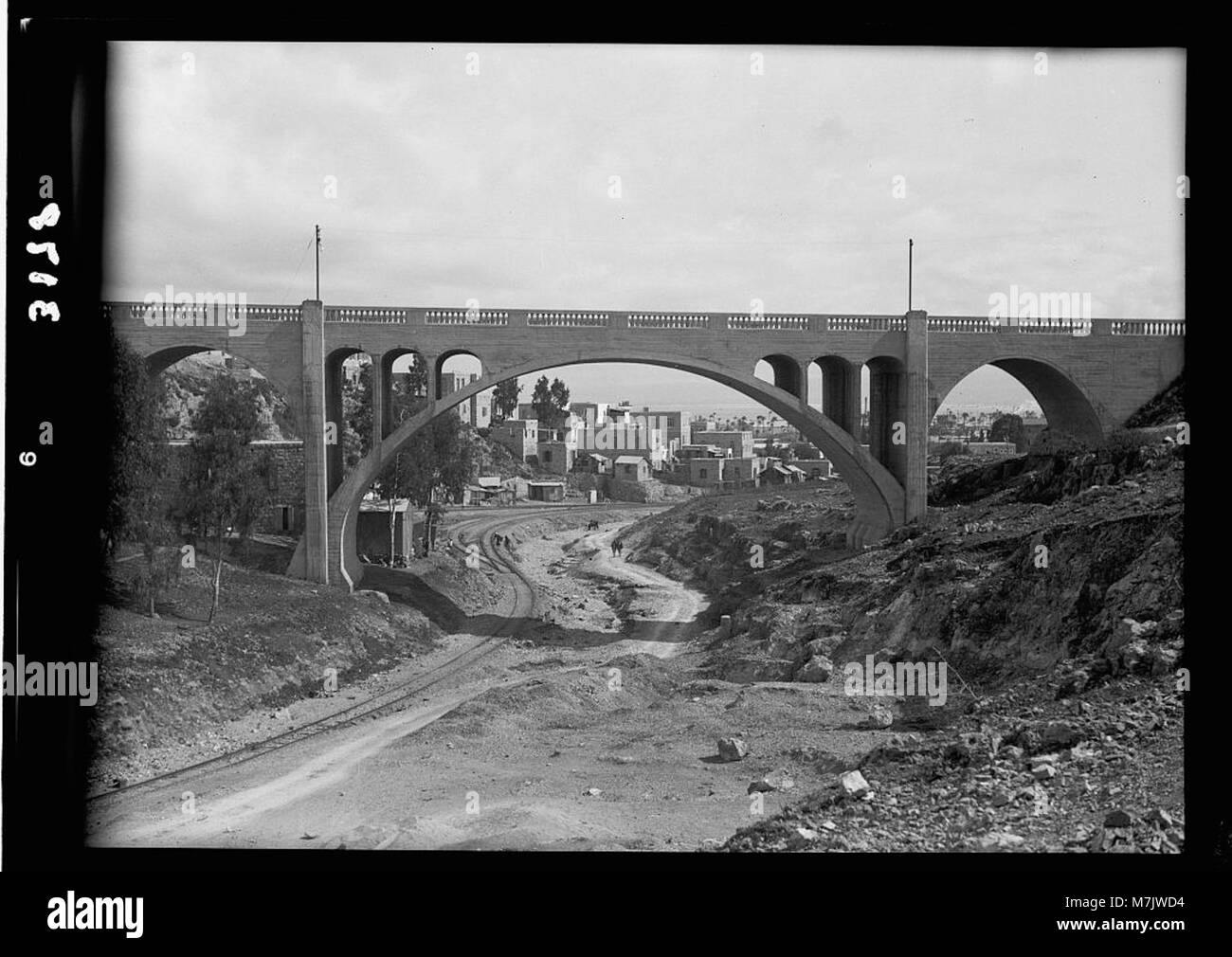 This photograph highlights Zionist activities around Haifa ...
