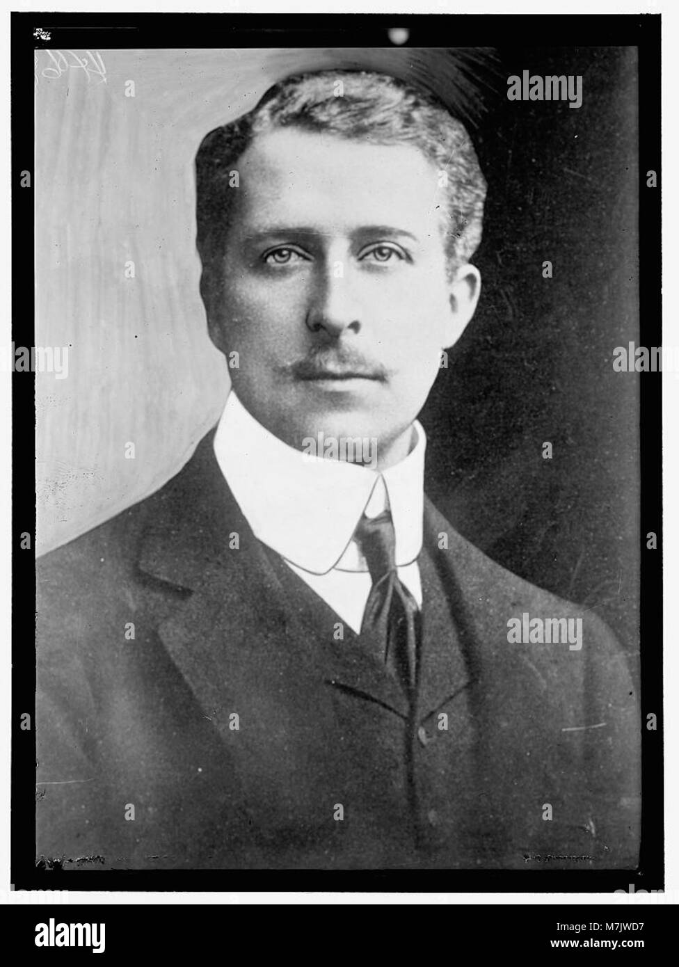 A portrait of His Royal Highness King Albert I of Belgium, who played a ...