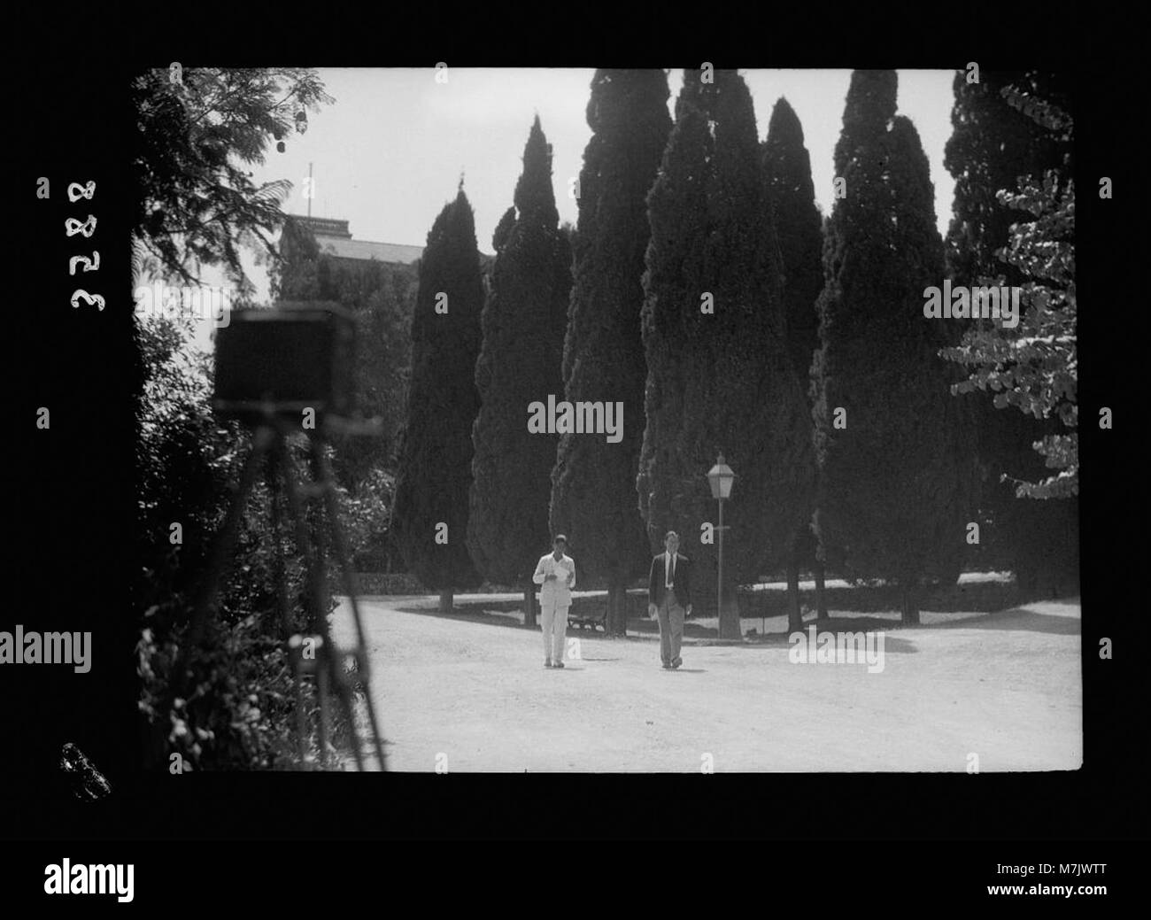 The image shows the campus of the American University of Beirut (A.U.B ...