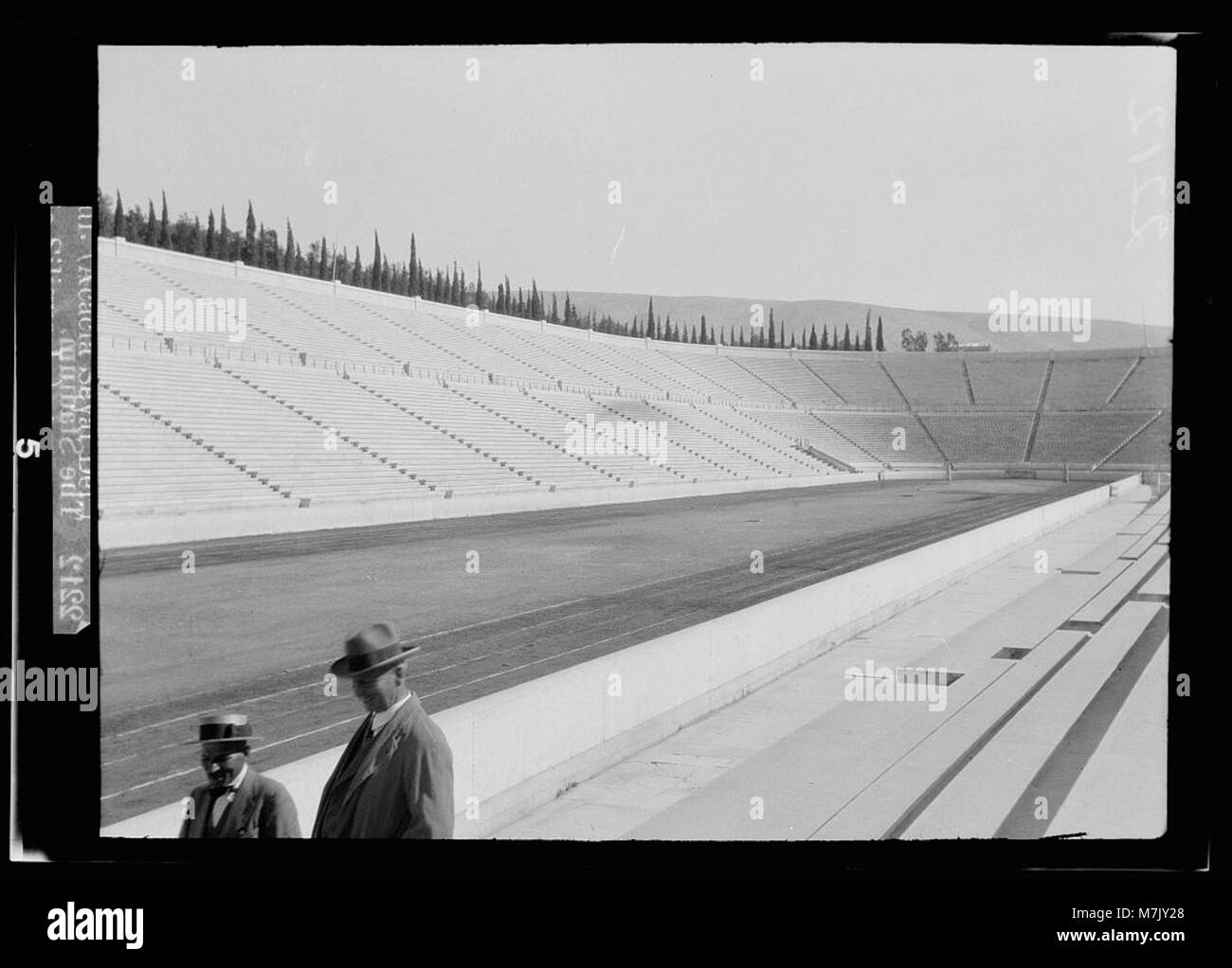 This image depicts the stadium in Athens, showcasing its architectural ...