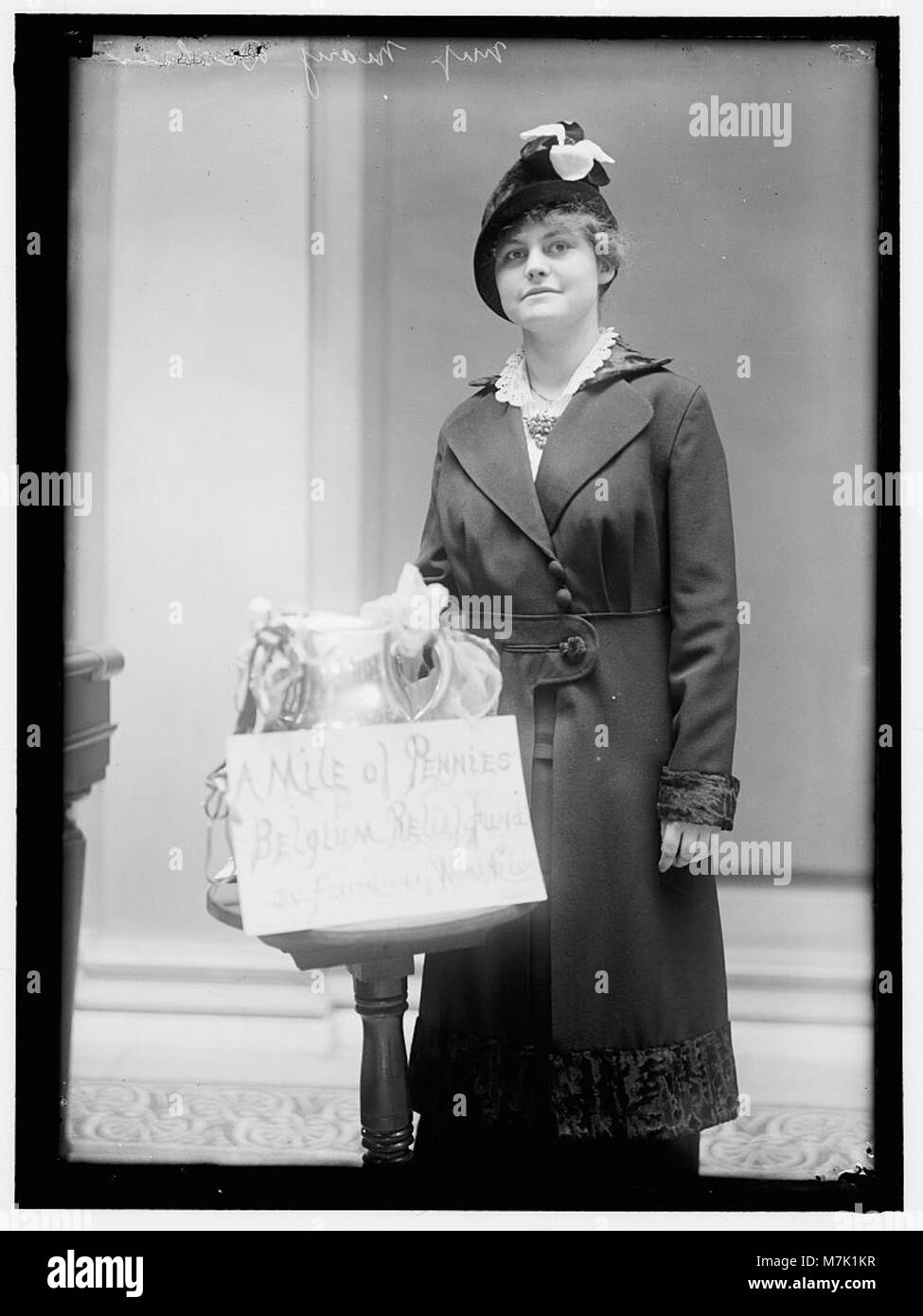 Miss Mary Decker played a key role in the Belgian Relief effort during ...