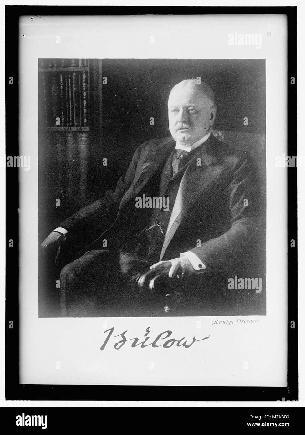 This photograph shows Prince von Bulow, a German diplomat serving as an ...