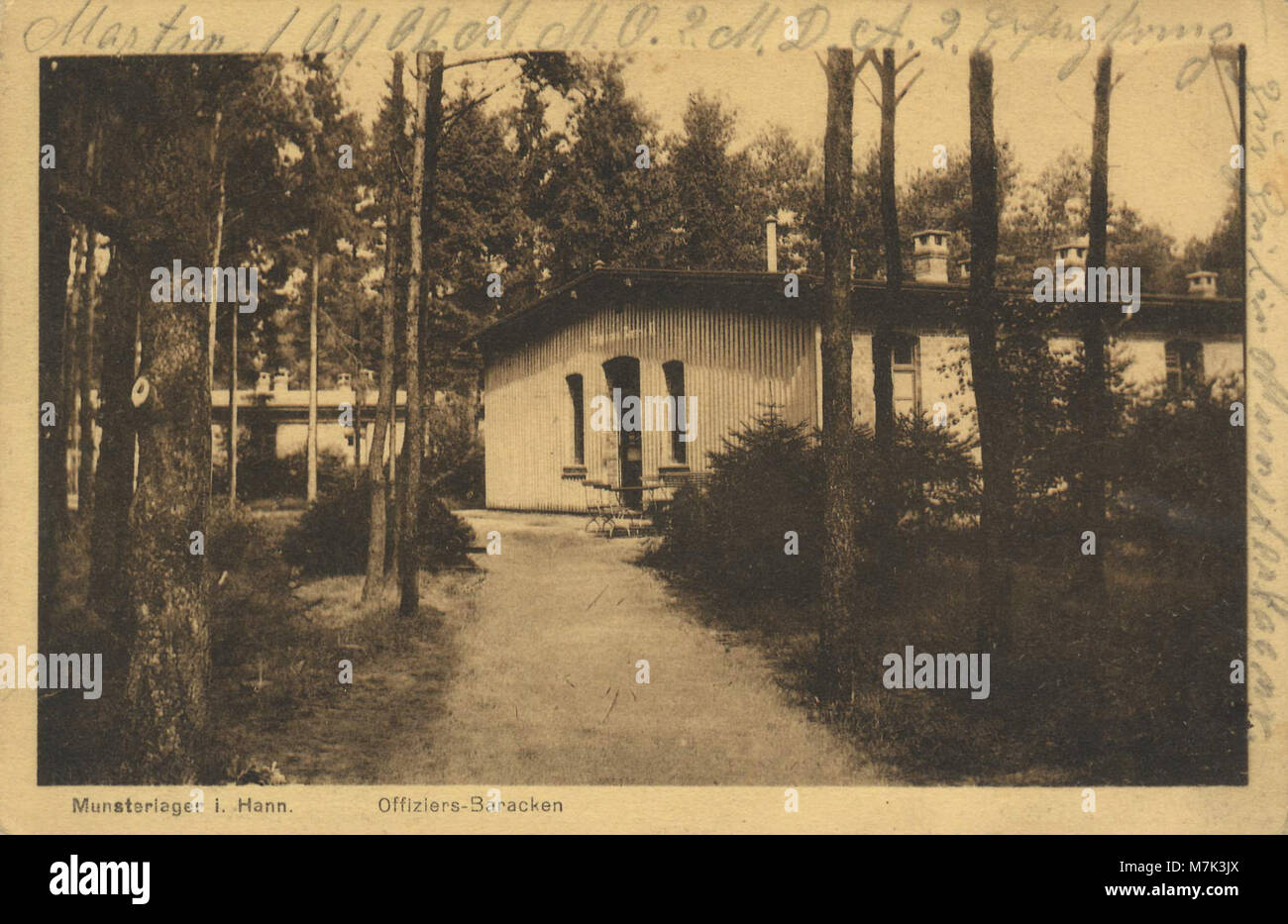 A photograph of the military training grounds in Munster, Niedersachsen ...