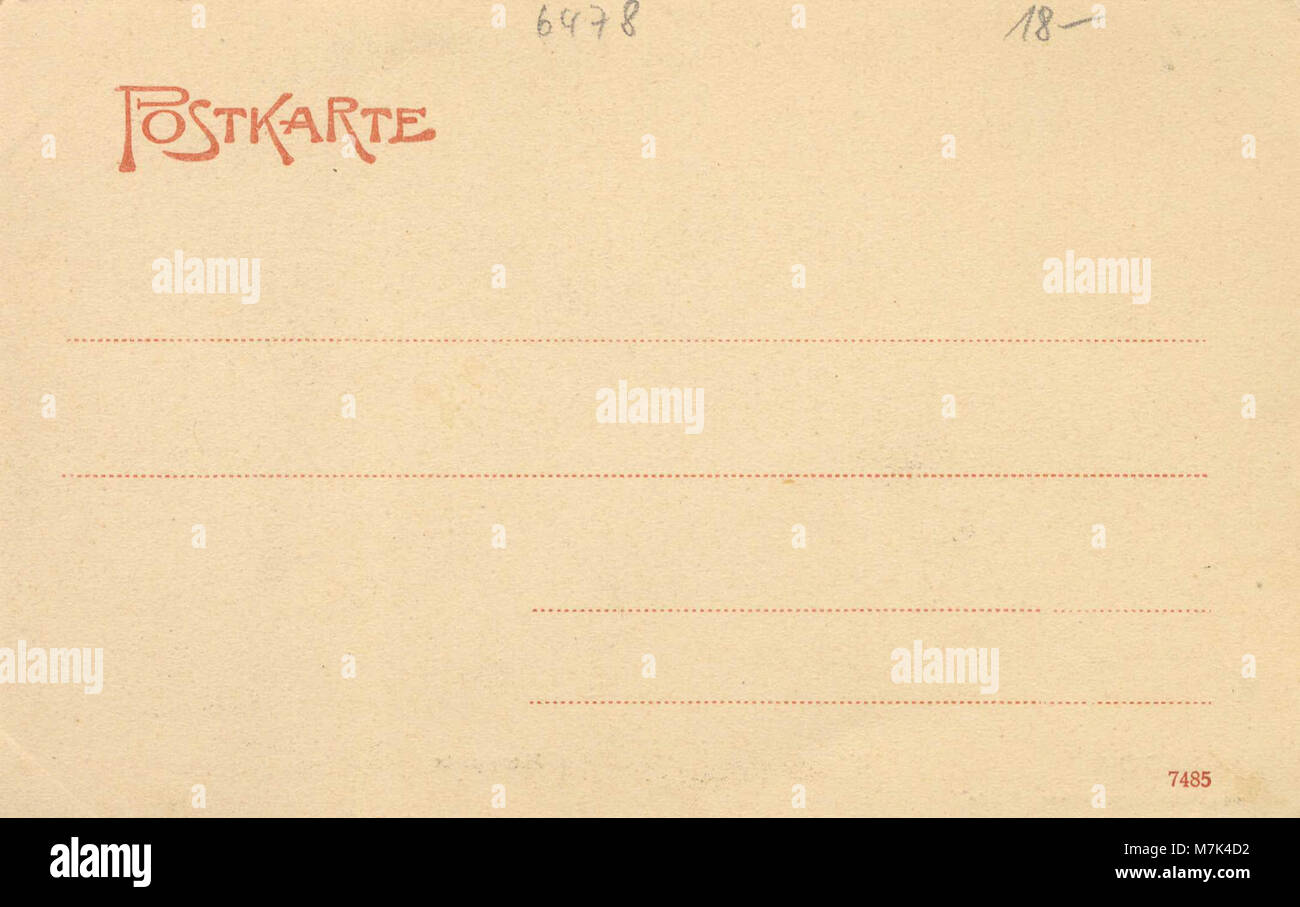 Nidda, Hessen - Marktplatz (back) (Zeno Ansichtskarten Stock Photo - Alamy