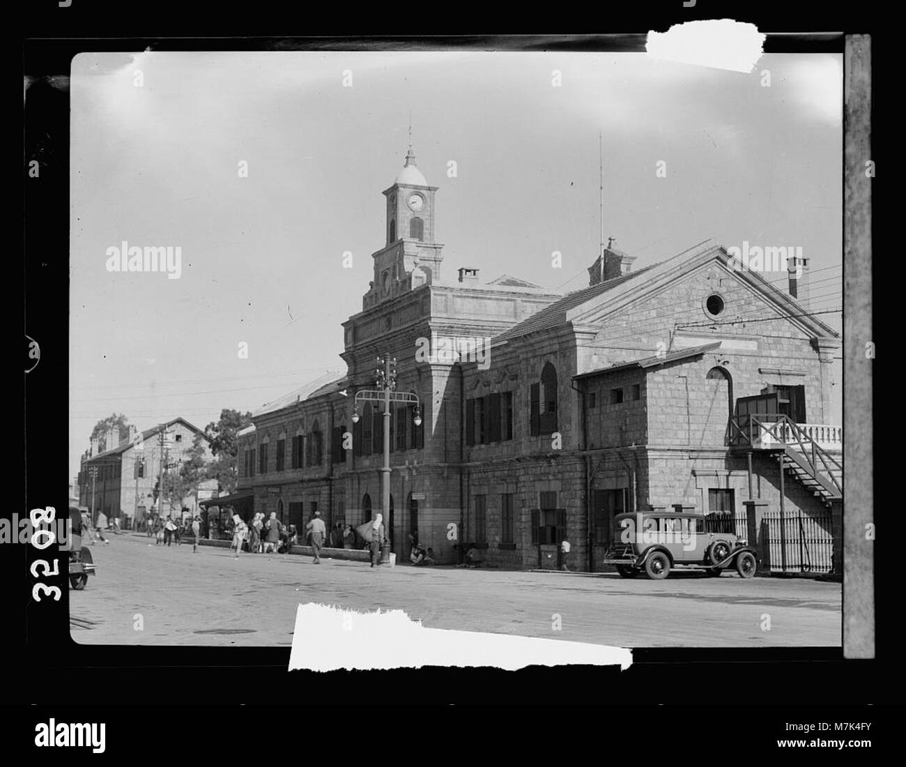 The Haifa Railway Station in Carmel, a significant transportation hub ...