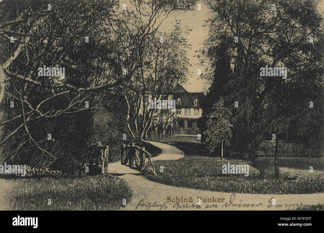 This image features the Schloss in Panker, Schleswig-Holstein ...