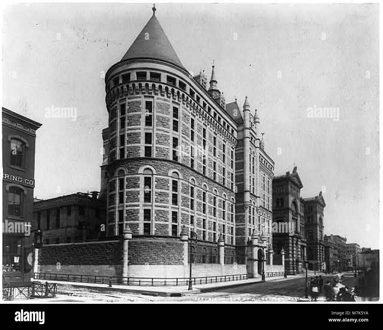 The image depicts the City Prison in New York City, showcasing the ...