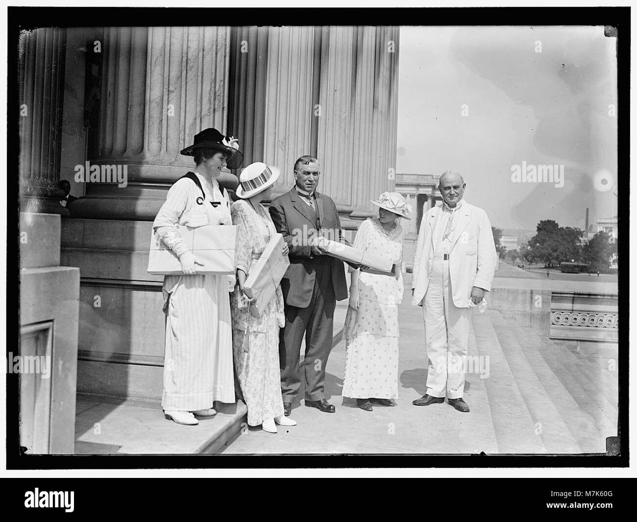 A political group portrait featuring Champ Clark, a U.S. Representative ...