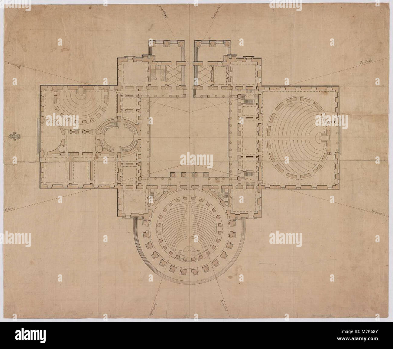 A floor plan of the United States Capitol building in Washington, D.C ...
