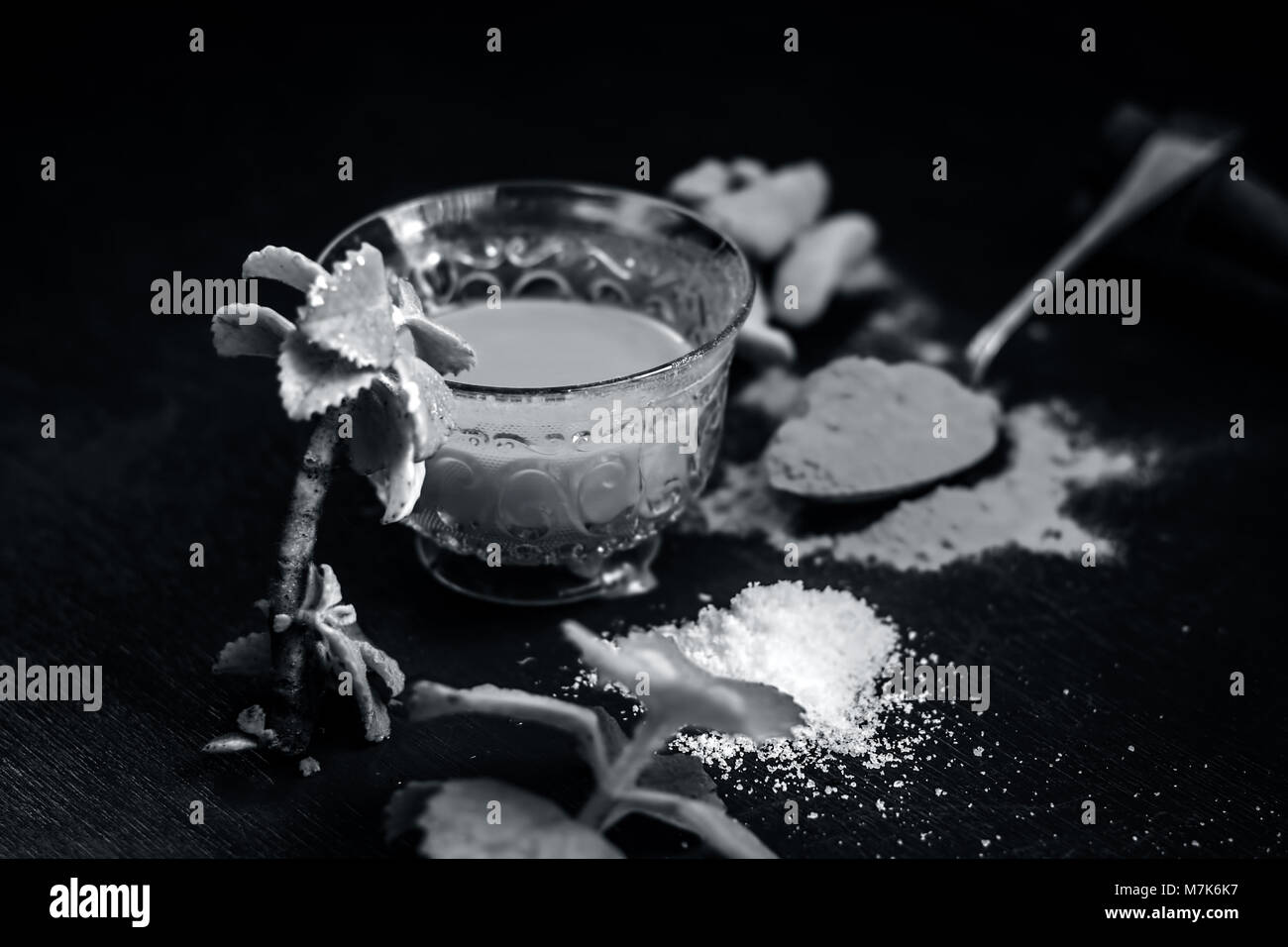 Tea of turmeric,Curcuma longa,Haldi, Ajwain,Trachyspermum ammi and salt ...