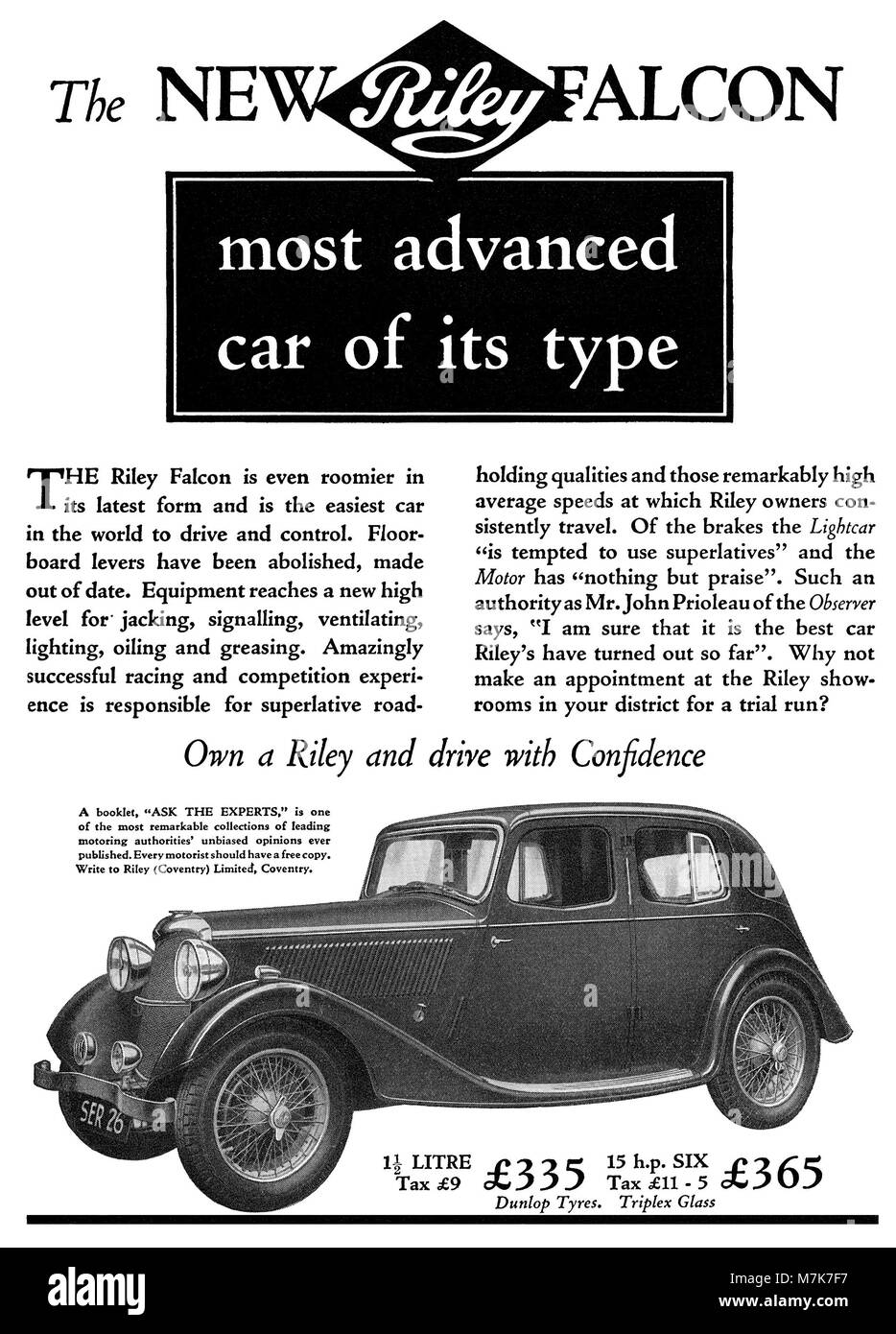 Vintage riley automobile hi-res stock photography and images - Alamy