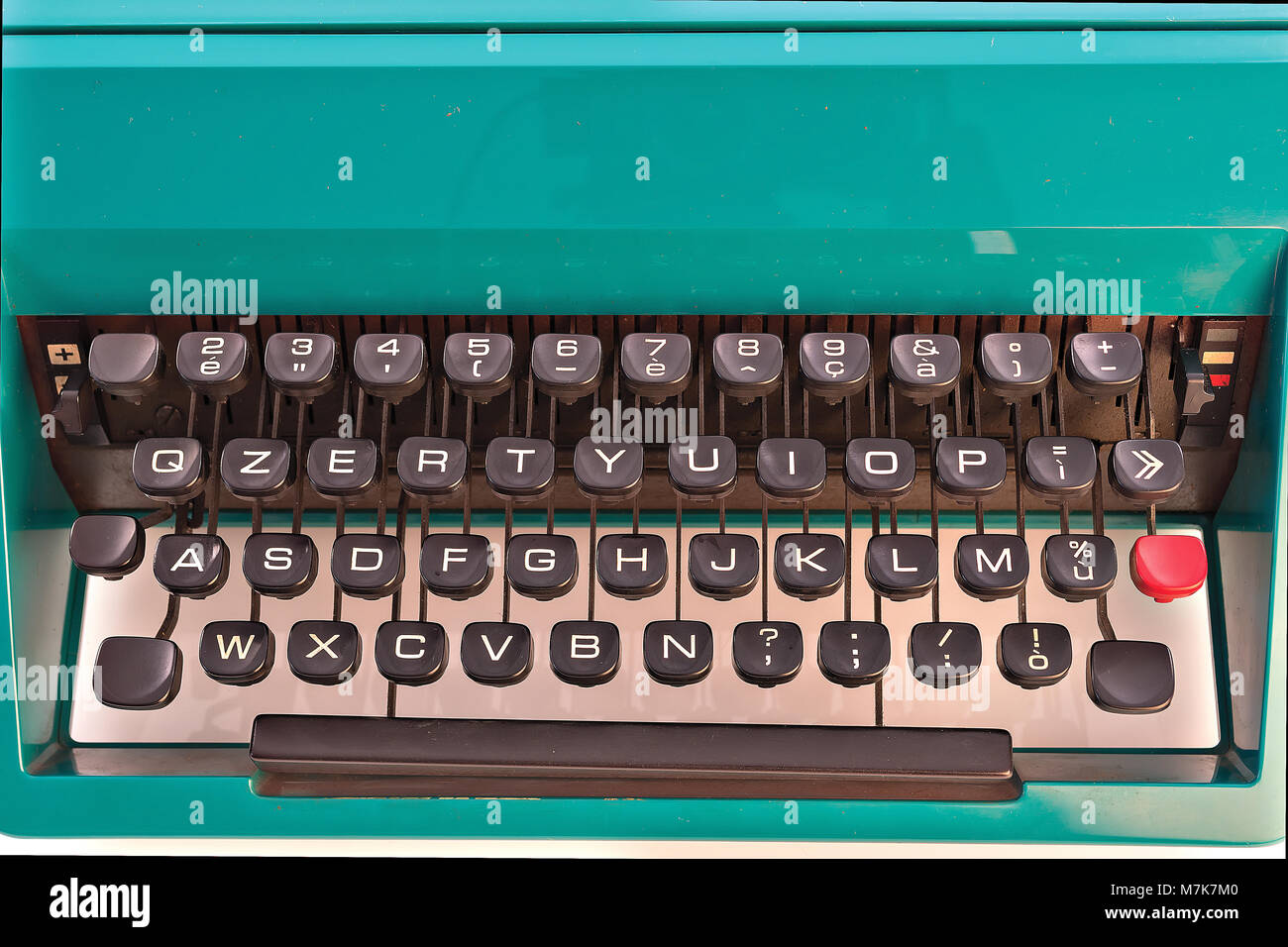 Olivetti Studio 45 typewriter white background 6 Stock Photo - Alamy