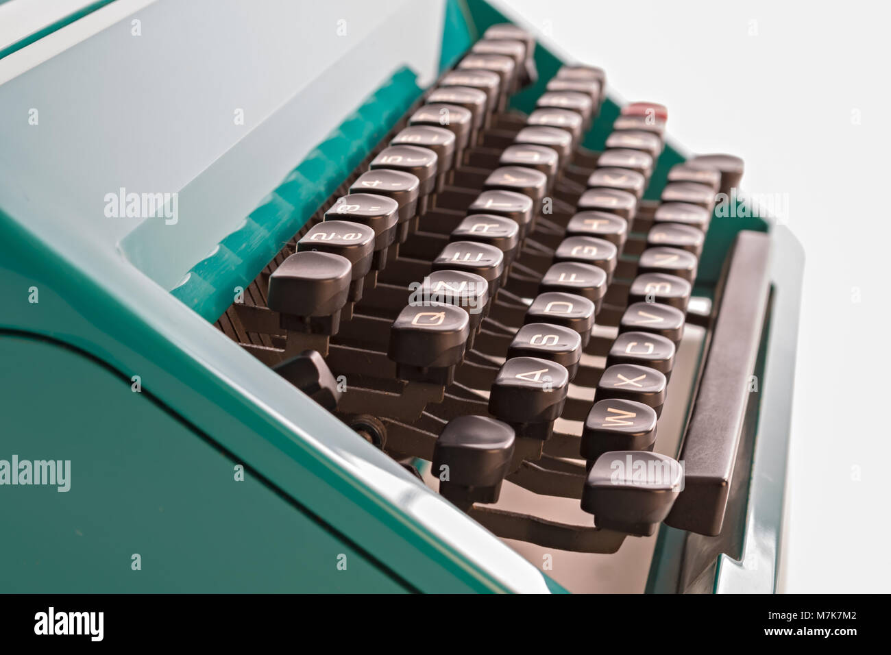 Olivetti Studio 45 typewriter white background 7 Stock Photo - Alamy