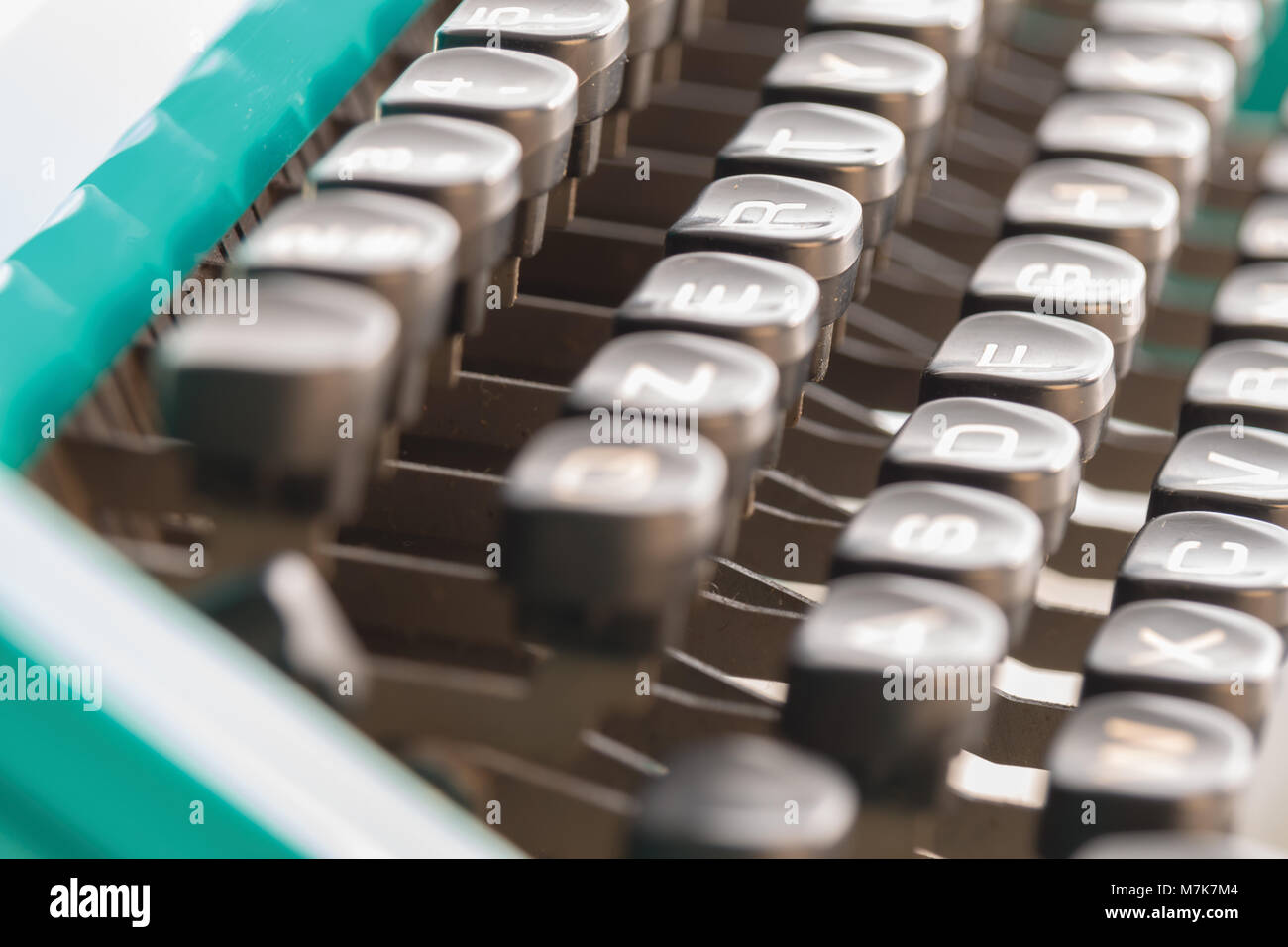 Olivetti Studio 45 typewriter white background 9 Stock Photo - Alamy