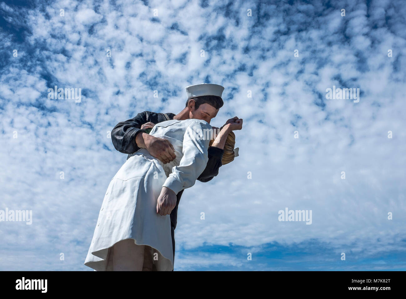 SAN DIEGO, CALIFORNIA, USA - Unconditional Surrender WWII kissing ...