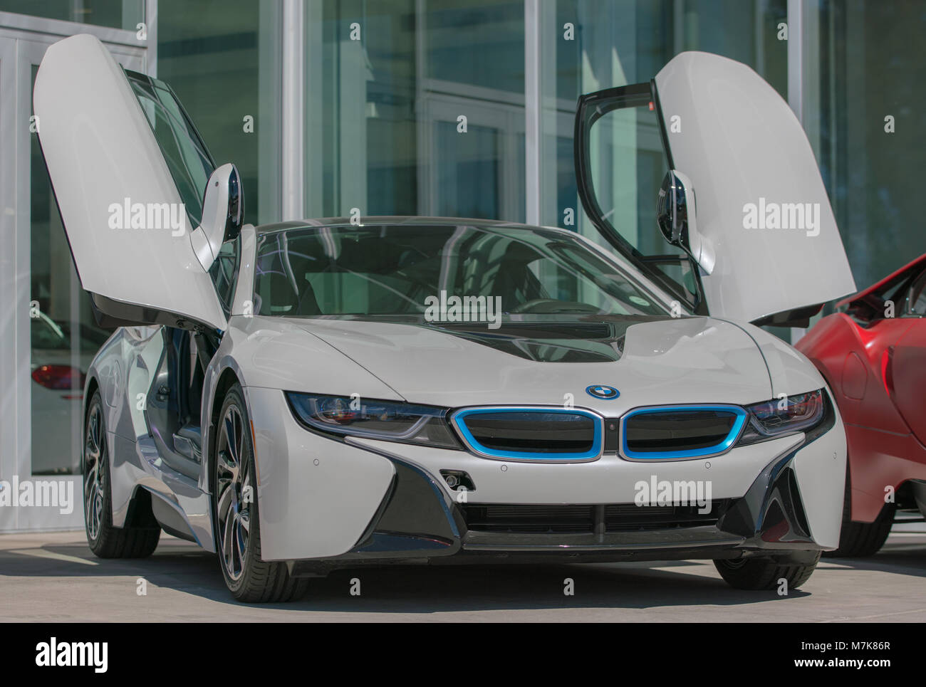 Fancy powerful fast German sport cars Stock Photo - Alamy