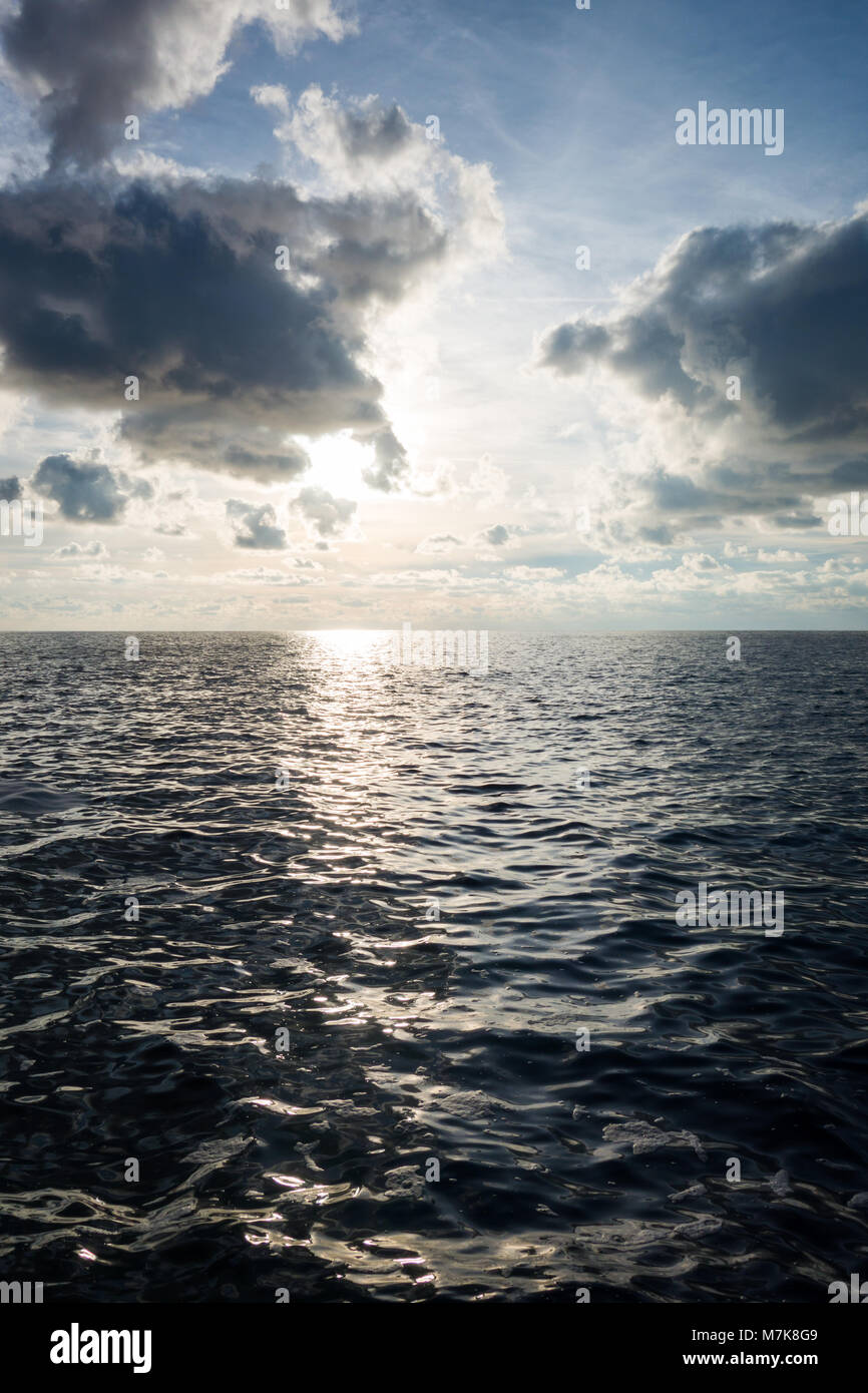 Deep Blue Sea before Sunset Stock Photo - Alamy