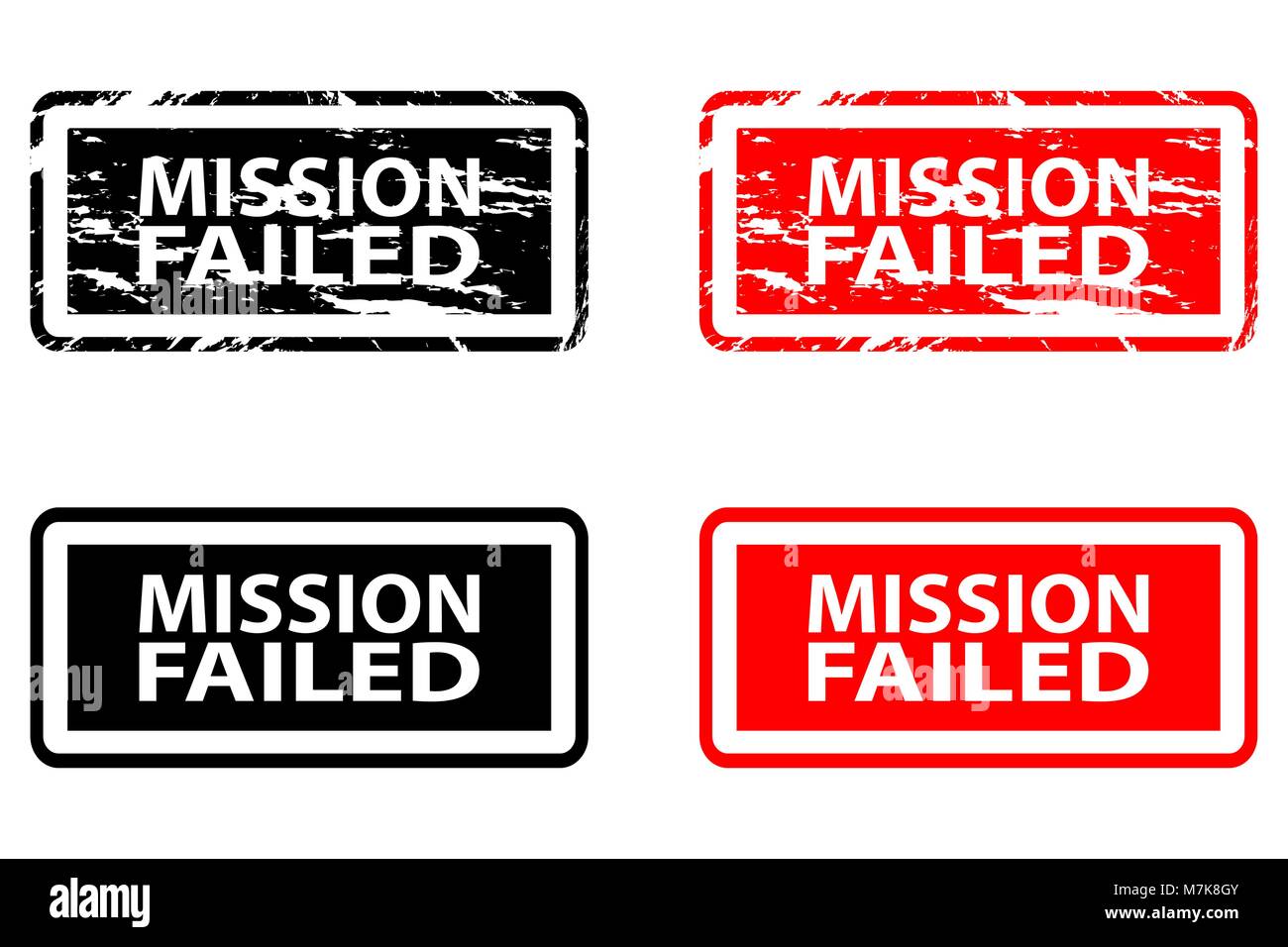 Mission Failed Stamp High Resolution Stock Photography and Images - Alamy