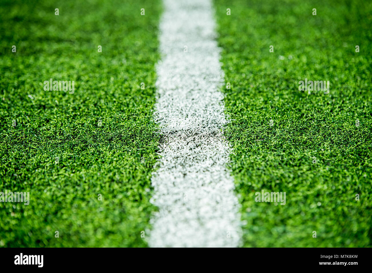 white stripe on soccer field Stock Photo - Alamy