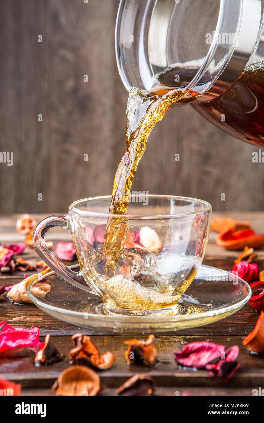 Photo of mug with tea Stock Photo - Alamy