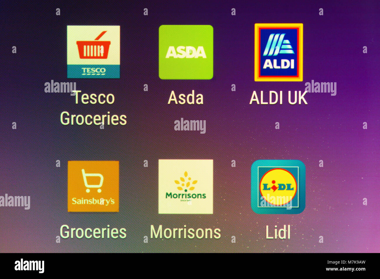 Tesco sainsburys aldi hi-res stock photography and images - Alamy