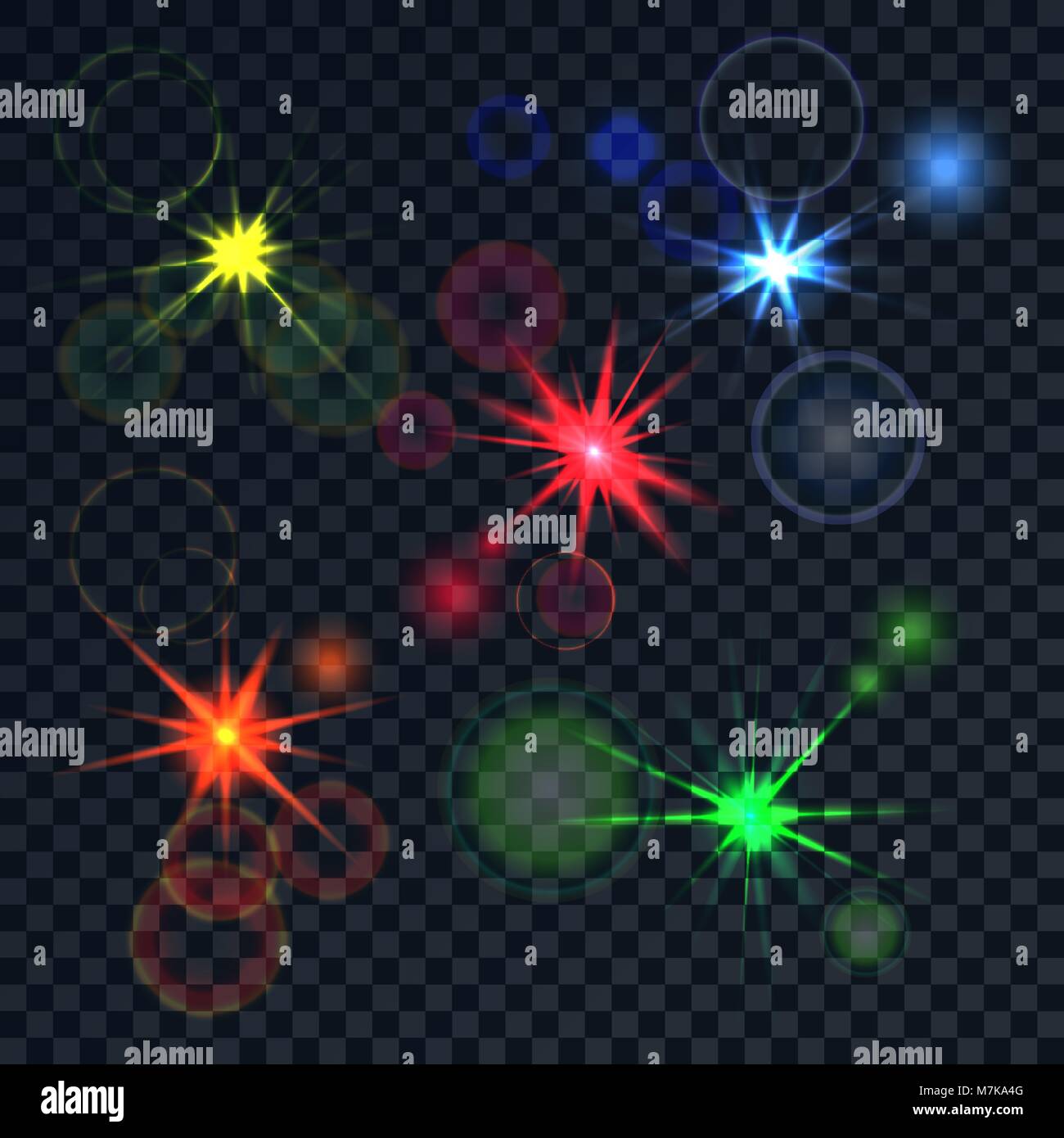 Bright realistic color effect. The poured luminescences with effects a ...