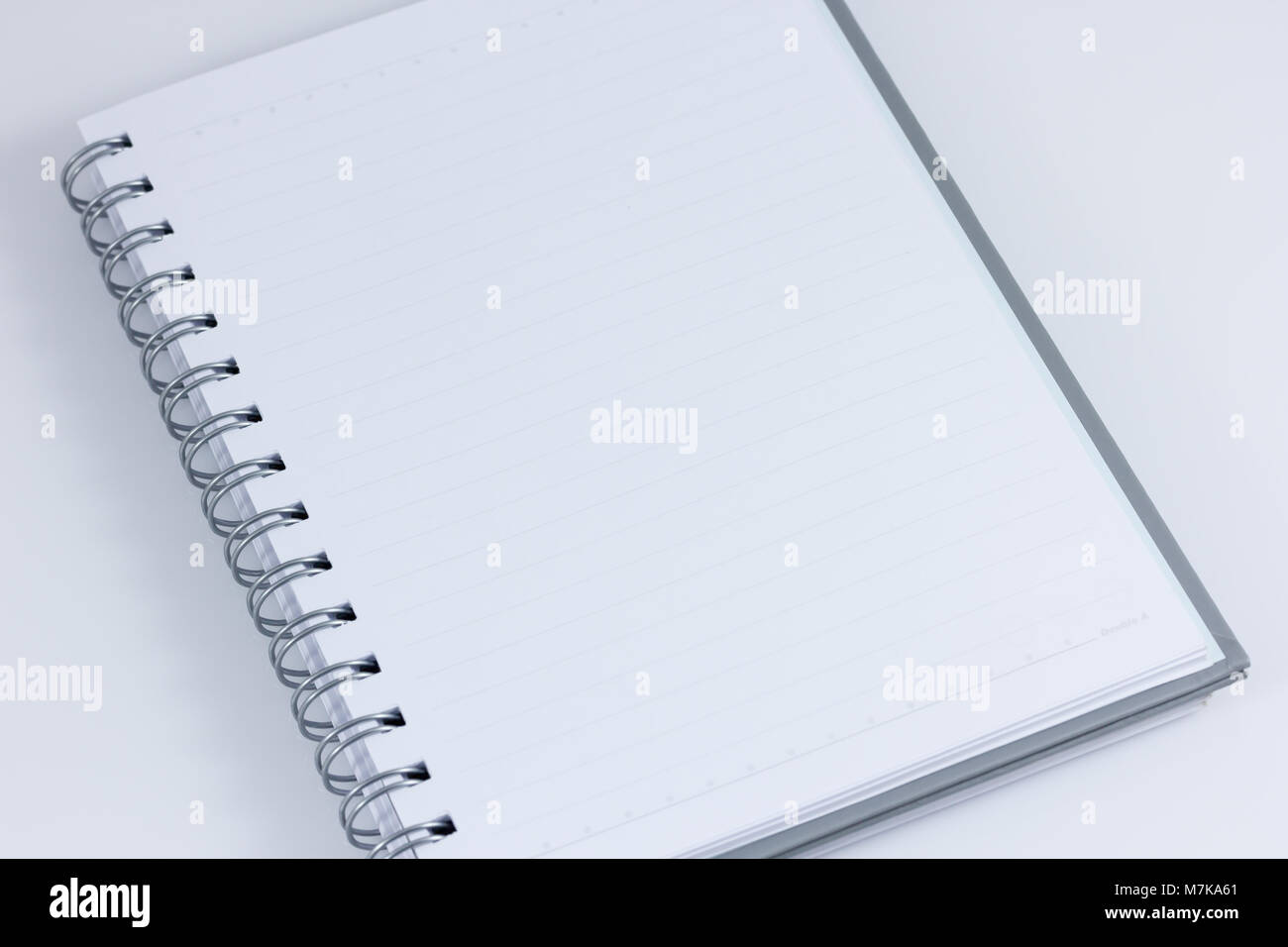 notebook isolate in white background Stock Photo - Alamy