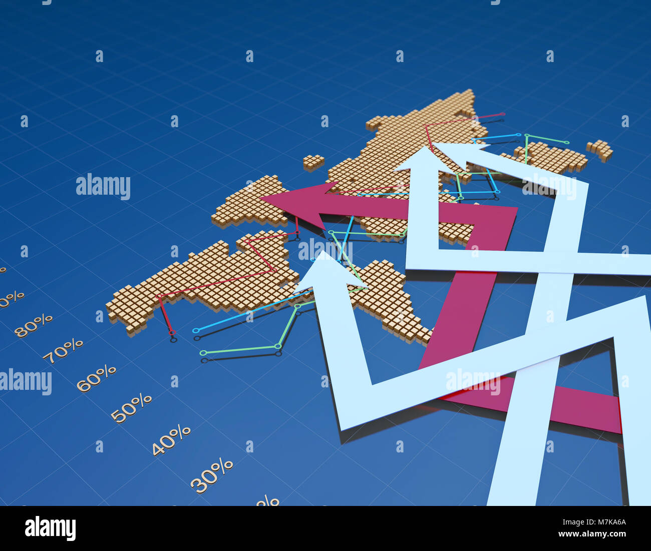 Economic growth stock market hi-res stock photography and images - Alamy