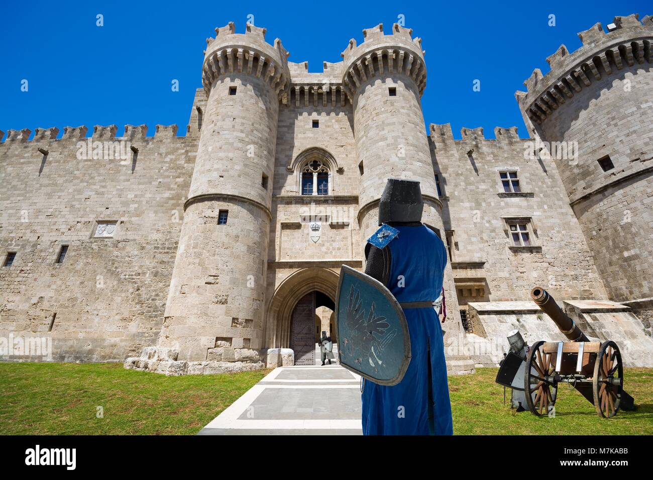 Imaginary view of the Palace of Grand Master of the Knights of Rhodes ...