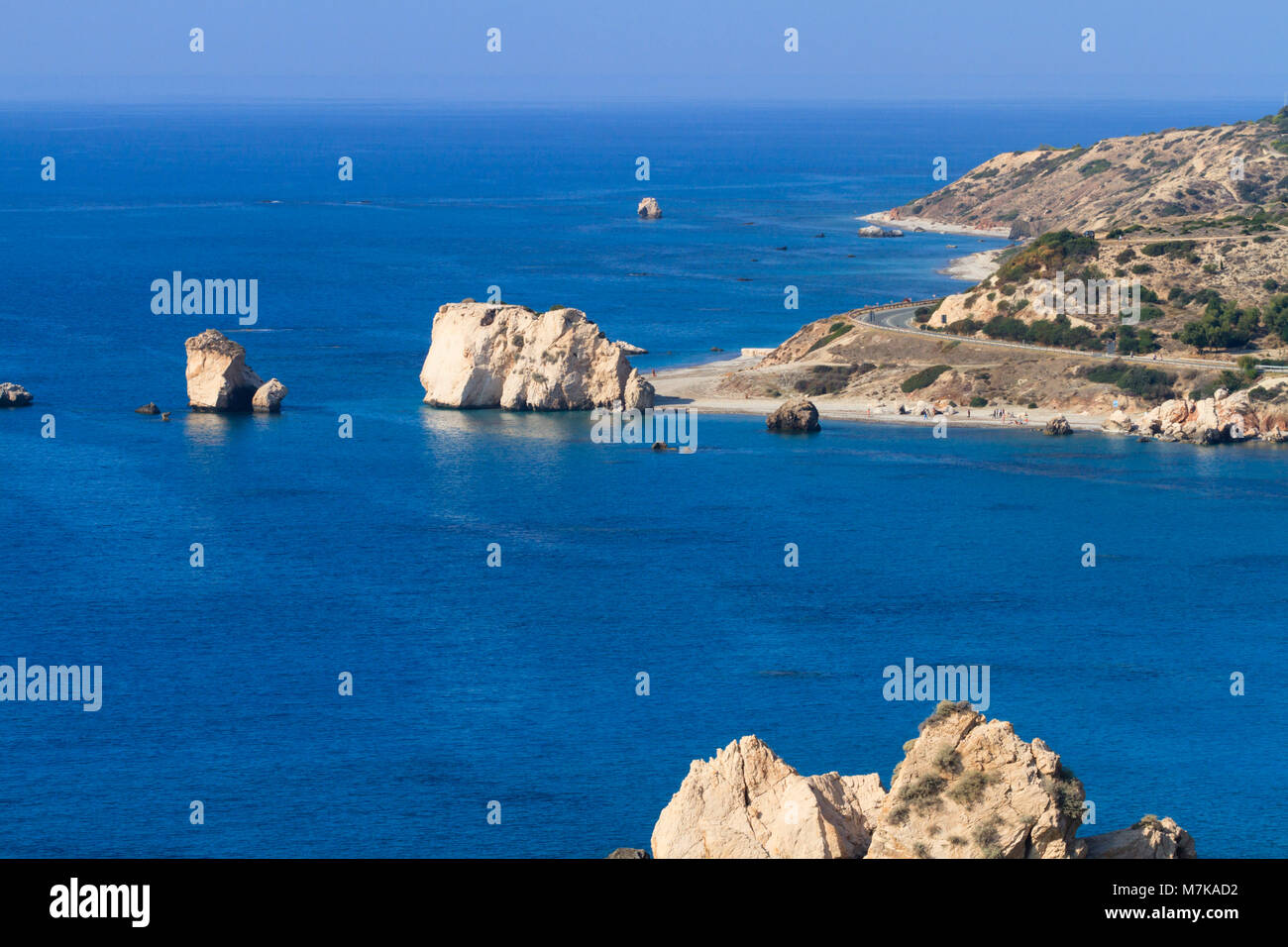 Aphrodite's Rock, Petra tou Romiou, near Paphos, Cyprus Stock Photo - Alamy