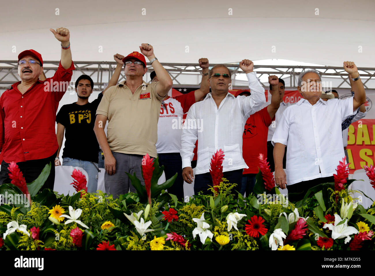 This image captures a scene from the International Workers' Day ...