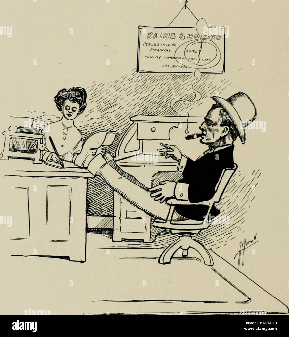 This 1900 volume features cartoons and caricatures depicting the ...