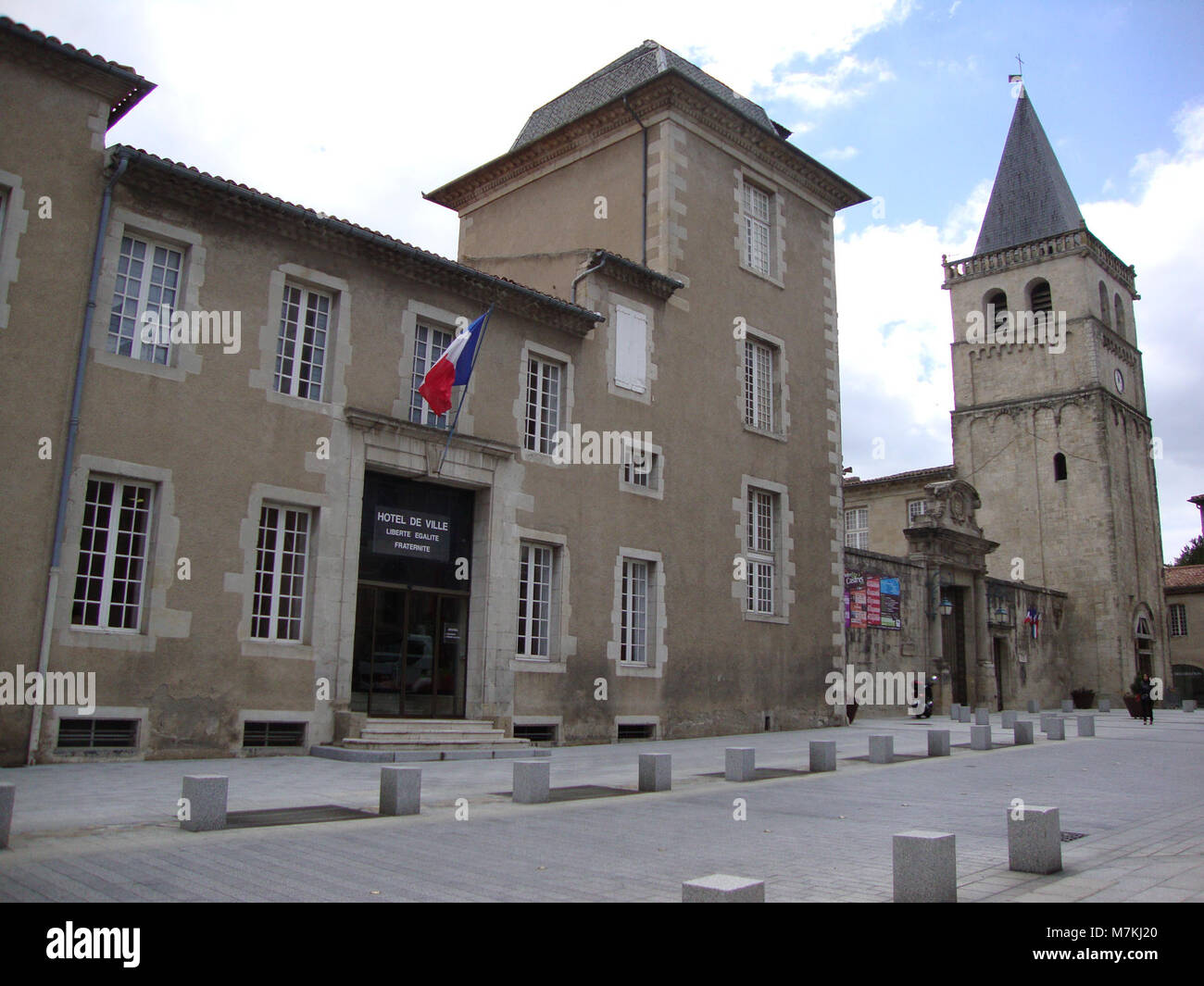 The Hôtel de Ville and museum in Castres, Tarn, France, represent ...