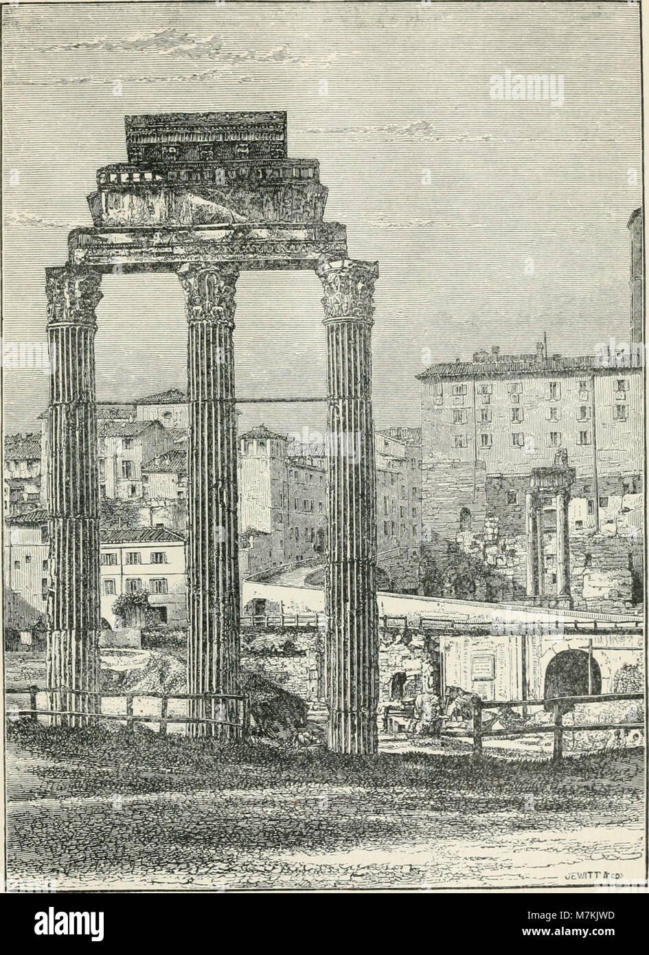 Edgar S. Shumway's 1885 work 'A Day in Ancient Rome' offers a detailed ...