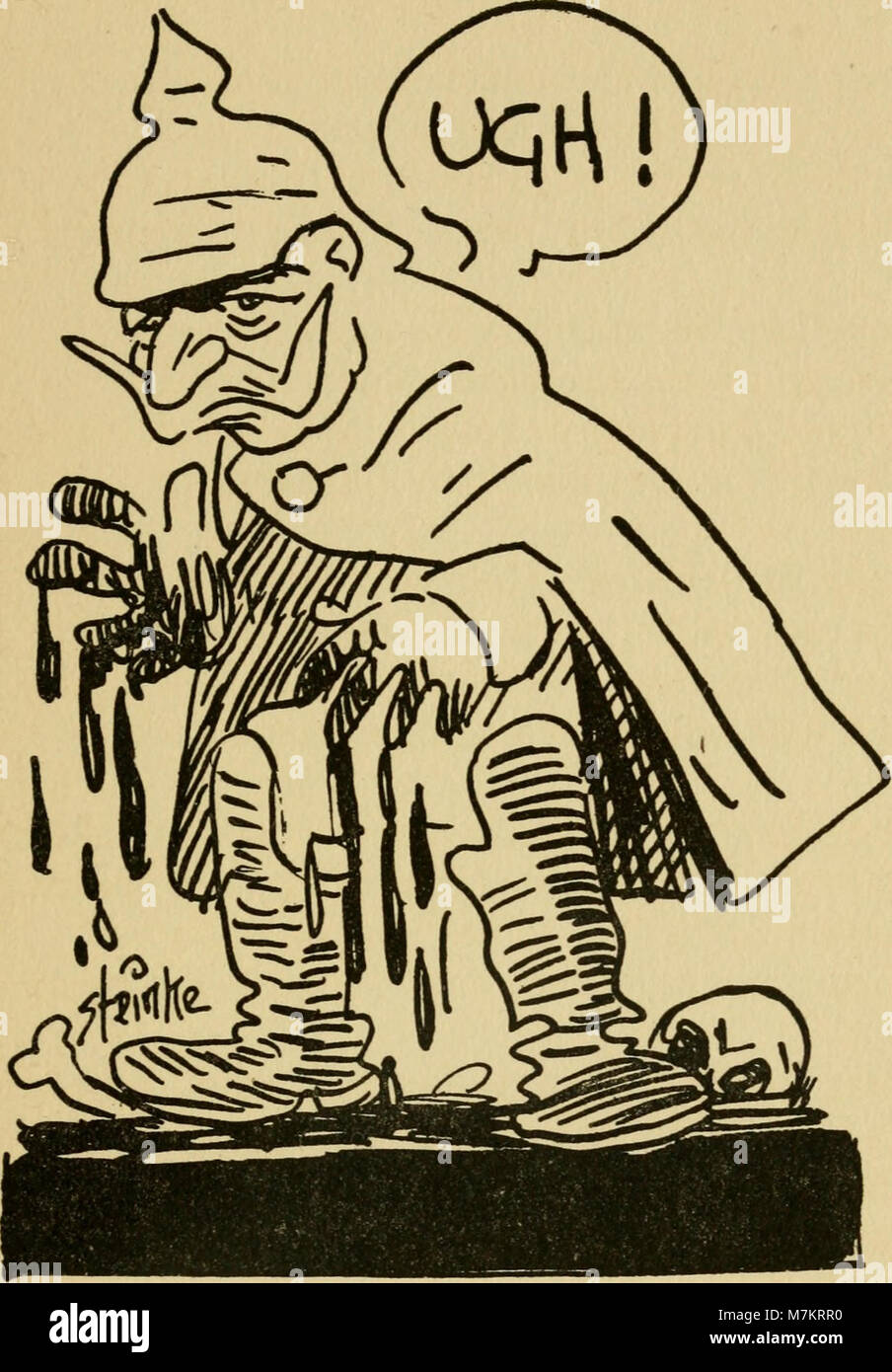 1917 political cartoons hi-res stock photography and images - Alamy