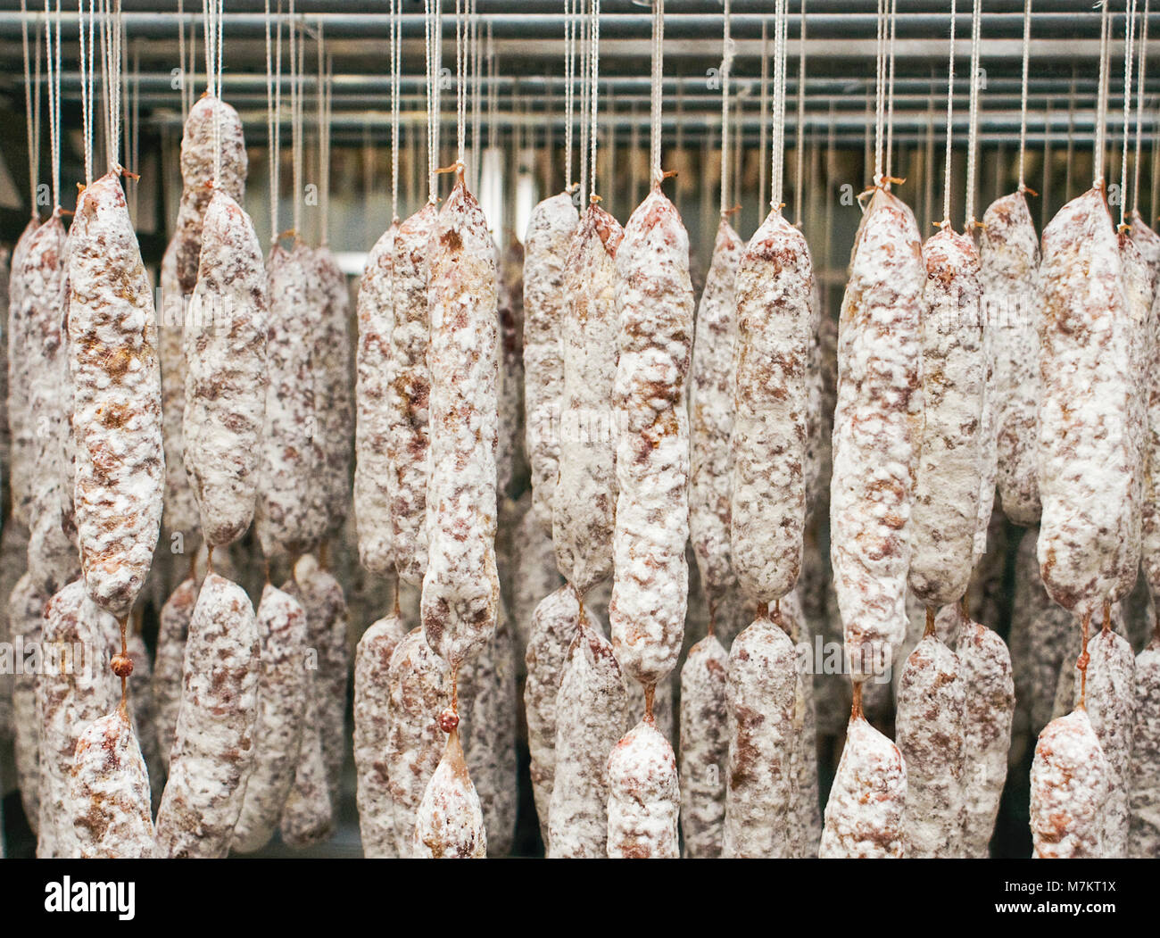 Drying sausage hi-res stock photography and images - Alamy