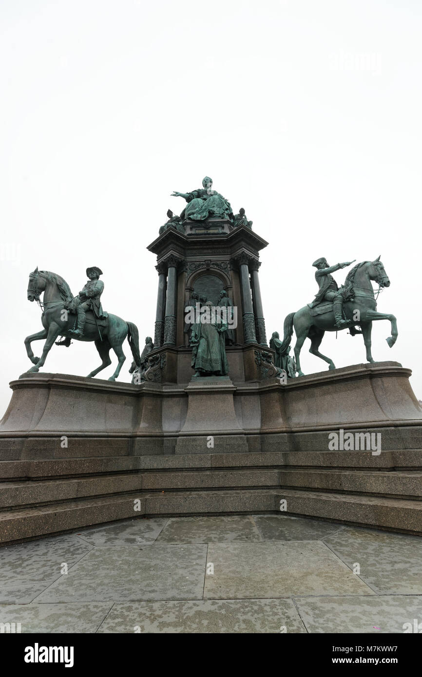 Maria Theresa Sculpture at Vienna Museum of Natural History, in Austria ...
