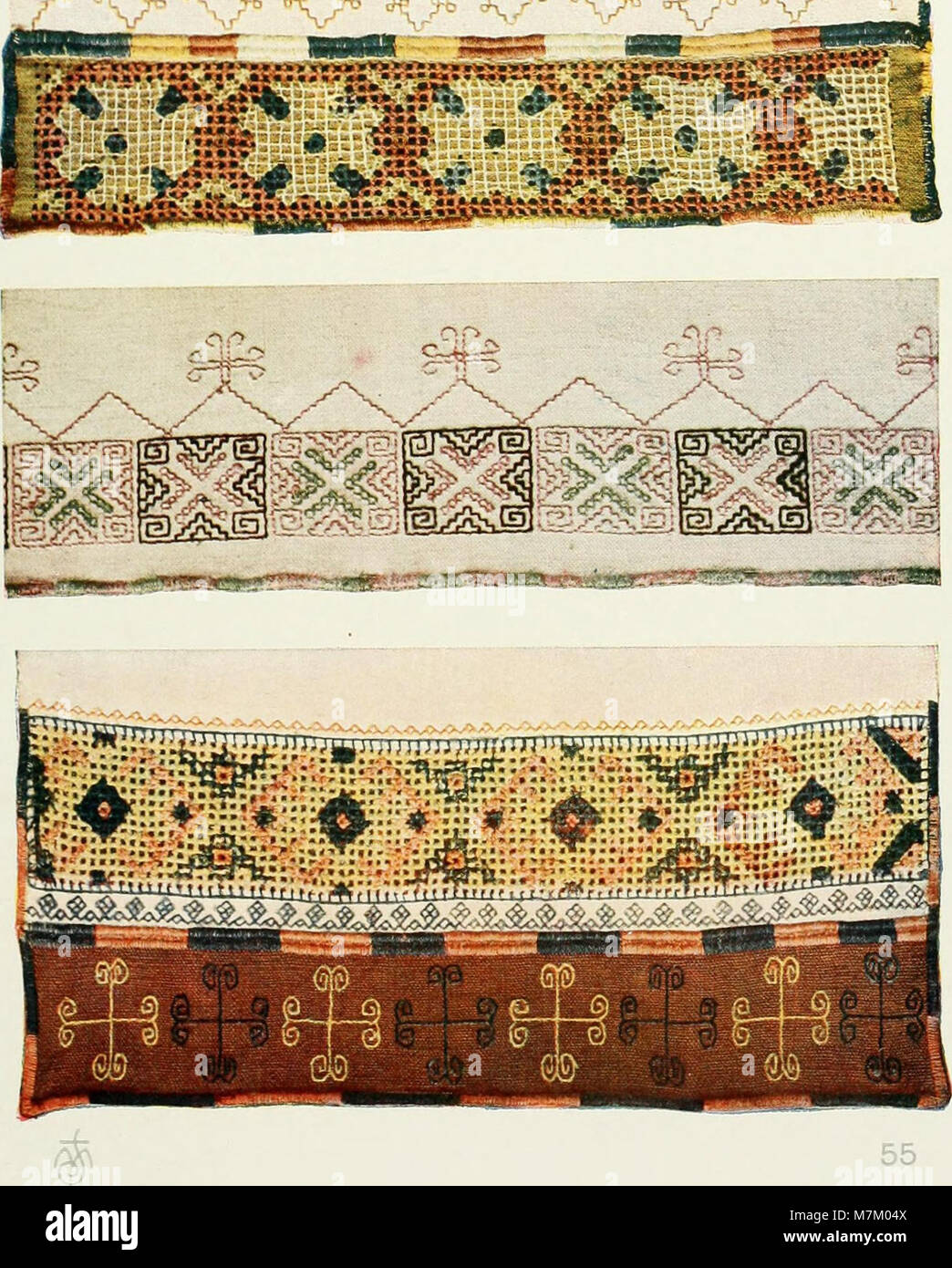 The 1900 work Broderies des paysannes de Smolensk features traditional ...