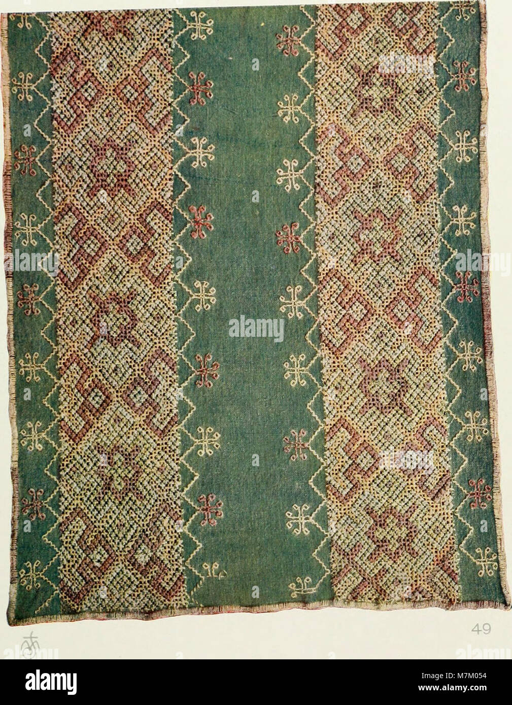 The 1900 work 'Broderies des paysannes de Smolensk' presents ...