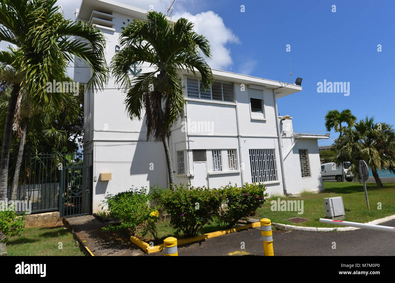 Administrative harbor master building in Pointe-à-Pitre, Guadeloupe ...